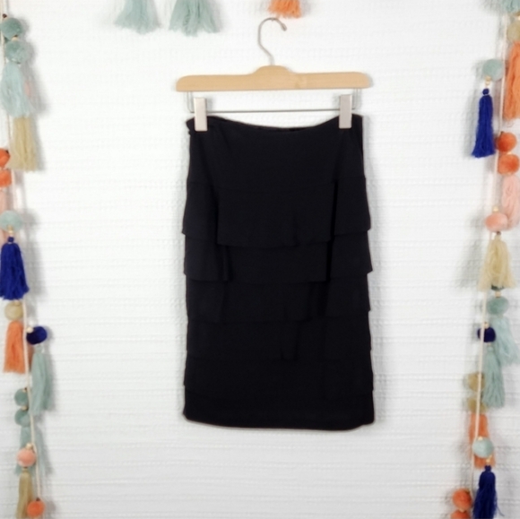 lida biday | Skirts | Lida Baday Tiered Stretch Skirt | Poshmark